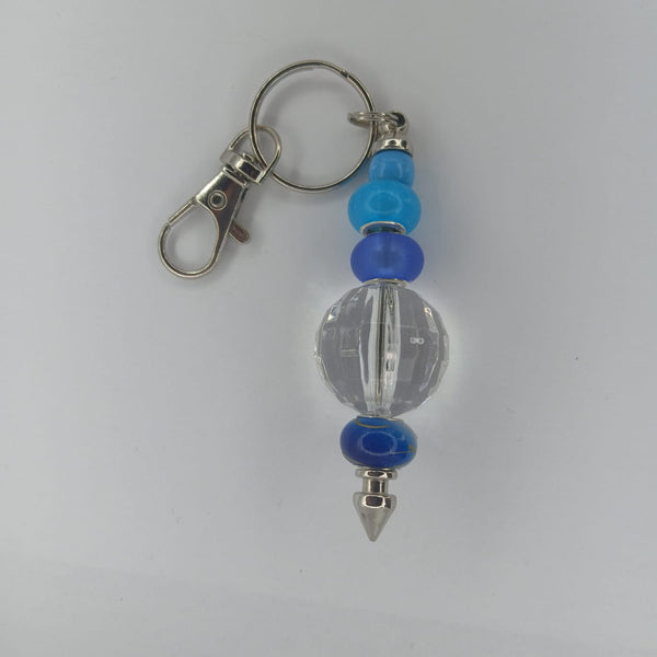 Blue Water Key Chain – beadcandi